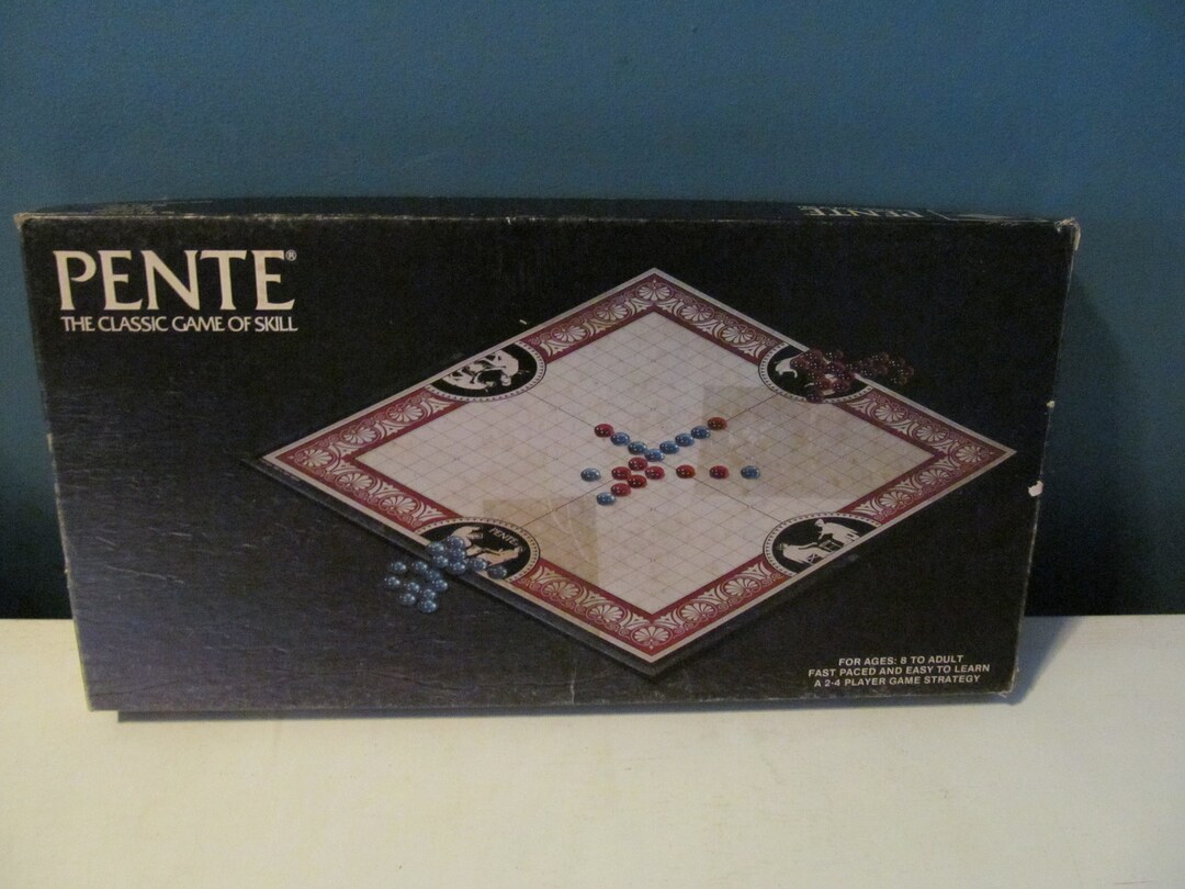 Vintage / Retro 1982 Pente the Classic Game of Capture and 5-in-a-row ...