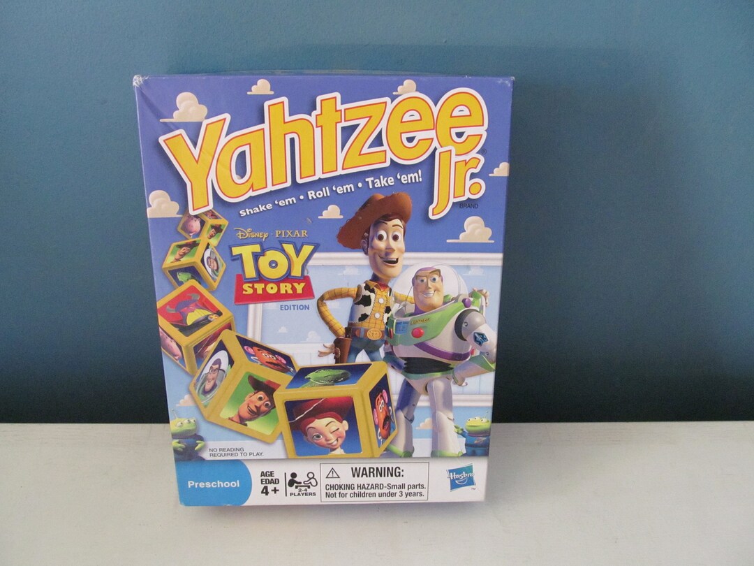 Vintage / Retro Pixar Toy Story Edition Yahtzee Jr. / Junior Disney ...
