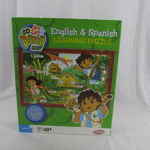 Go Diego Go Puzzle - Etsy