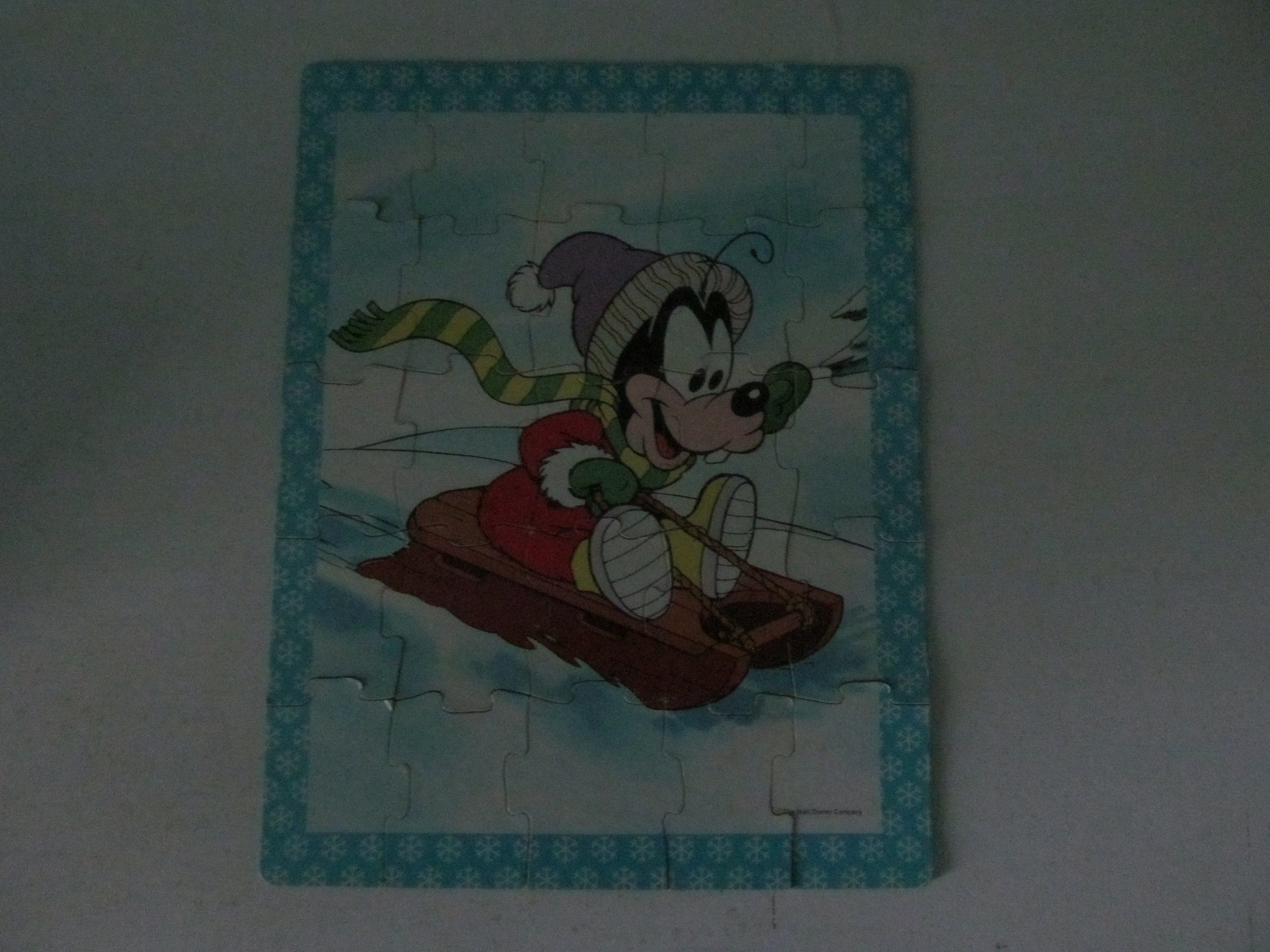 Vintage / Retro Walt Disney's Disney Babies Goofy on Sled | Etsy