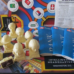Vintage / Retro 1982 Conspiracy A Spy Game of Bluffing and Betrayal ...