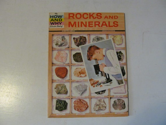RARE Vintage / Retro 1971 the How and Why Wonder Book of Rocks - Etsy
