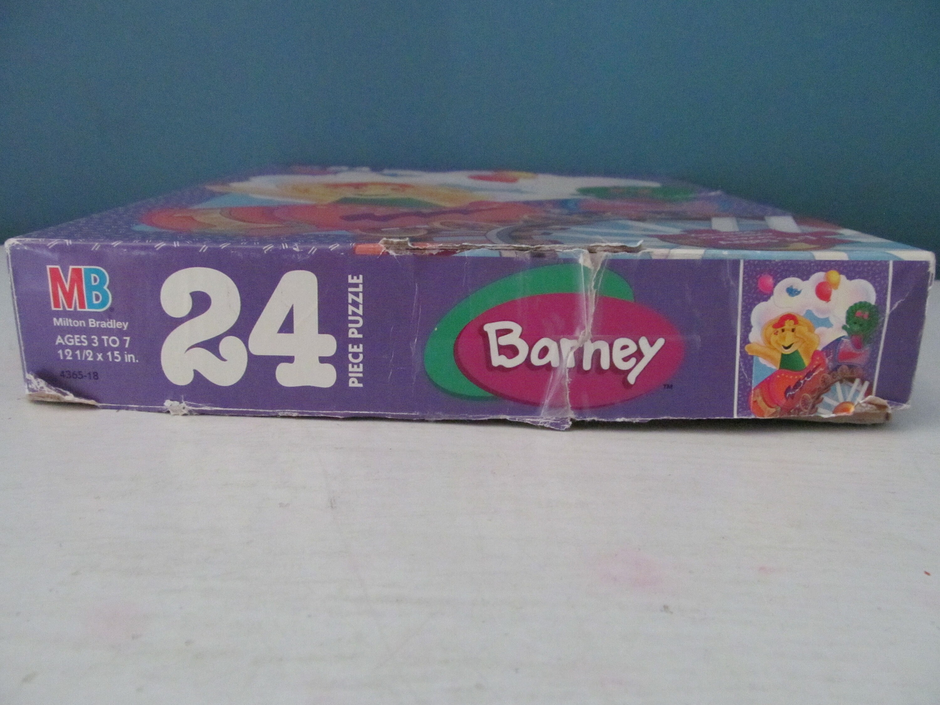 Vintage / Retro Barney 1996 Roller Coaster Ride 24 Piece - Etsy