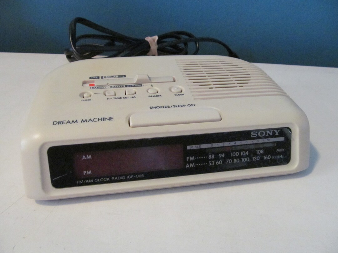 Vintage / Retro 1980s / 80s Sony Dream Machine Digital Alarm - Etsy