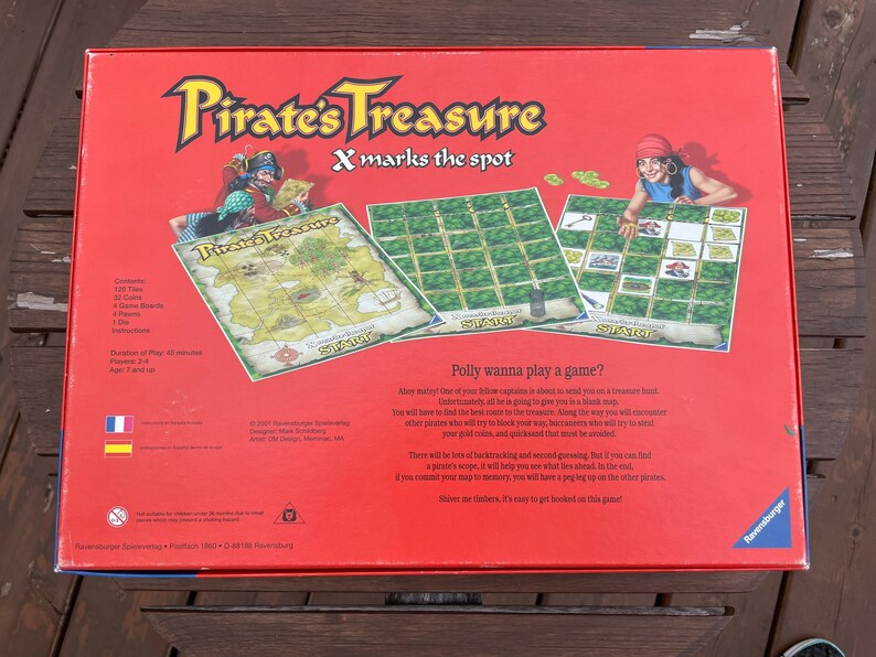 Vintage / Retro 2001 Pirate's Treasure X Marks the Spot - Etsy