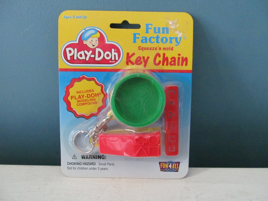 Brand New Vintage / Retro 1998 Play-doh Fun Factory Squeeze 'N Mold Key ...