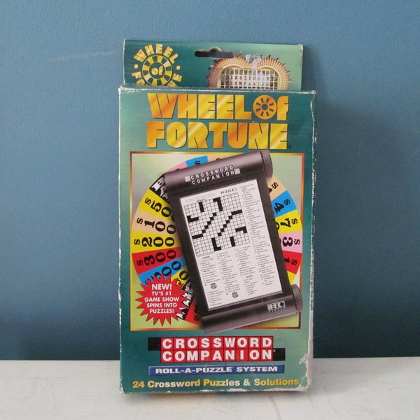Wheel of Fortune Crossword - Etsy Wheel of Fortune Crossword - Etsy