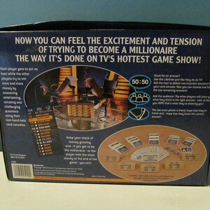 Vintage / Retro 2000 Who Wants to Be A Millionaire Television / TV Game ...