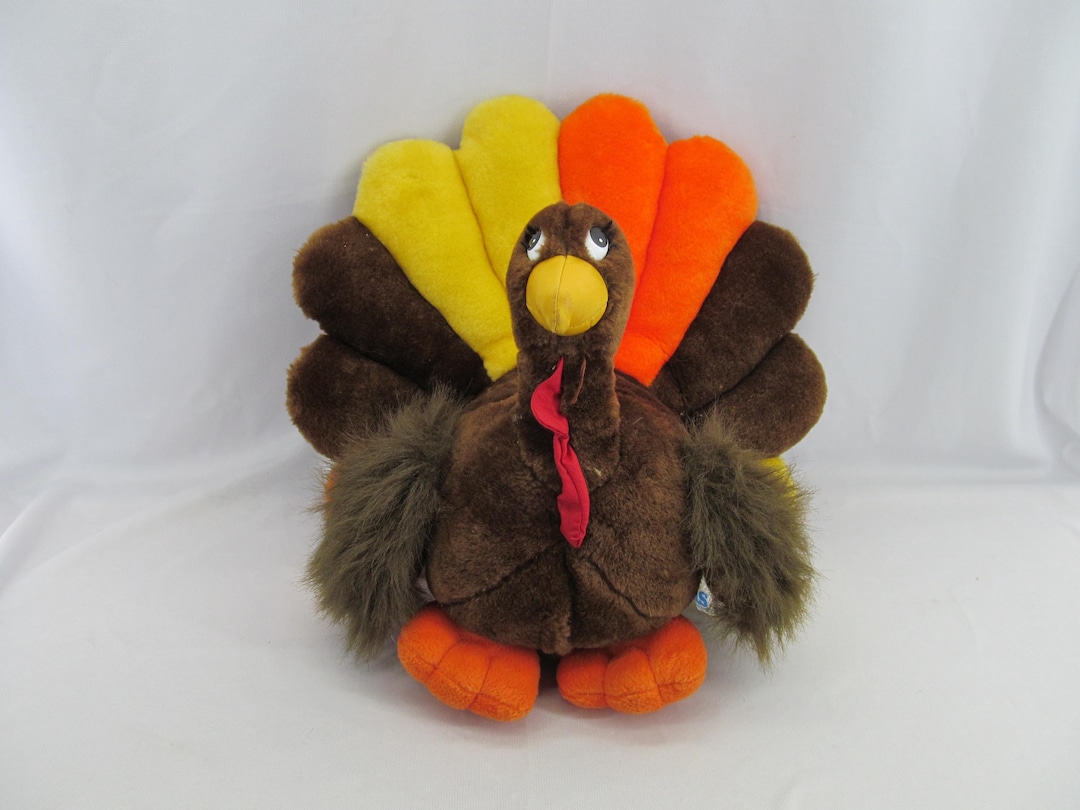 Vintage / Retro Plush Tom Turkey by Kids of America Corp Happy ...