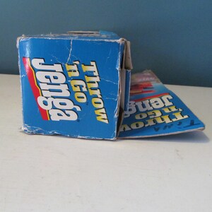 Vintage / Retro 1995 Jenga Thow 'N Go Party Game by Milton Bradley MB ...