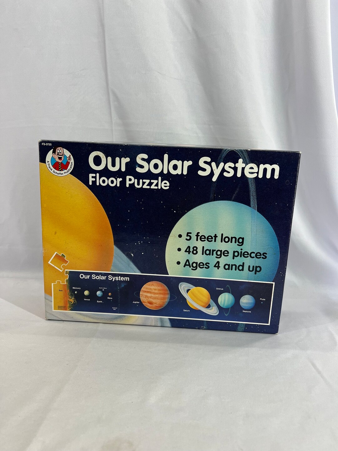 Vintage / Retro 1992 Our Solar System 48 Piece Learning Floor Jigsaw ...