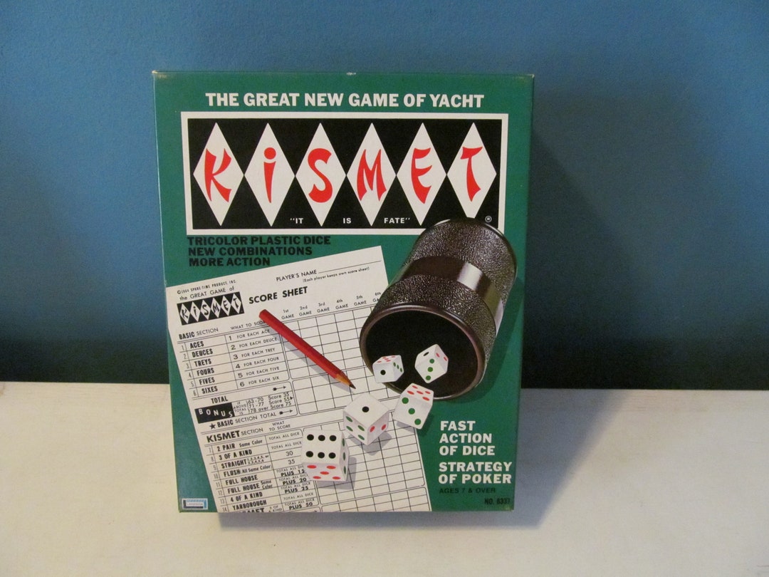 Vintage / Retro 1970 Kismet the Great New Game of Yacht Fast Action of ...