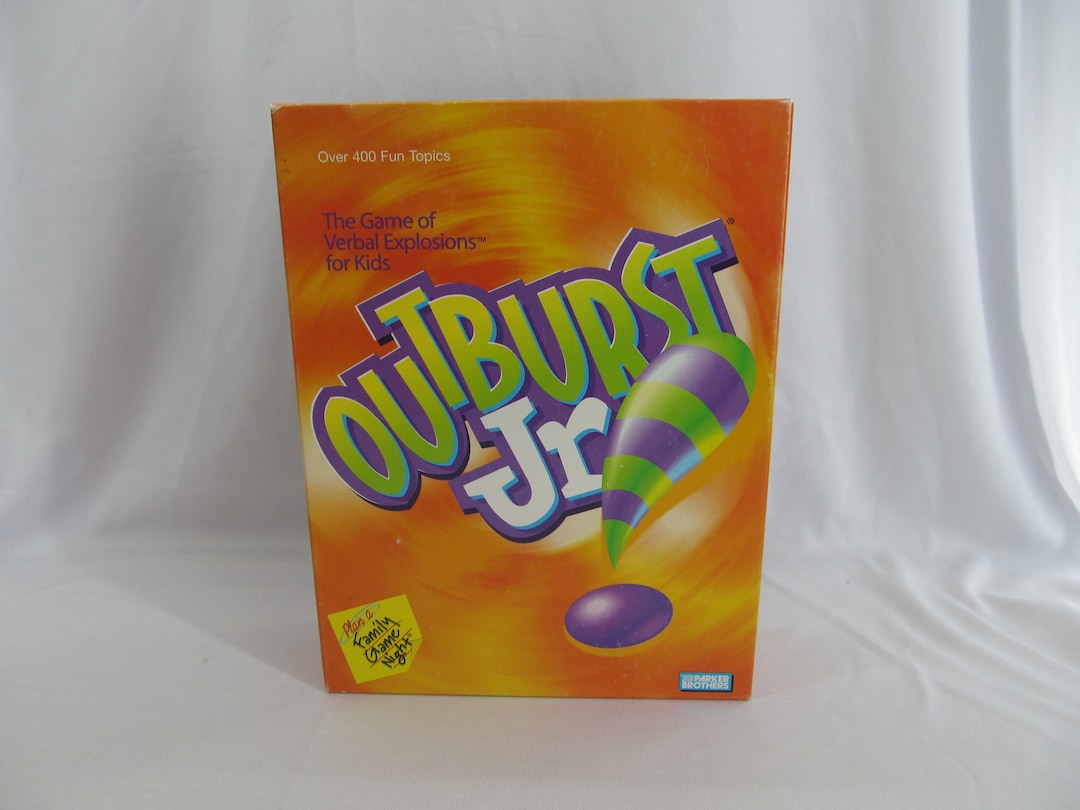 Vintage / Retro 2001 Outburst Junior / Jr Board Game by Parker Brothers ...