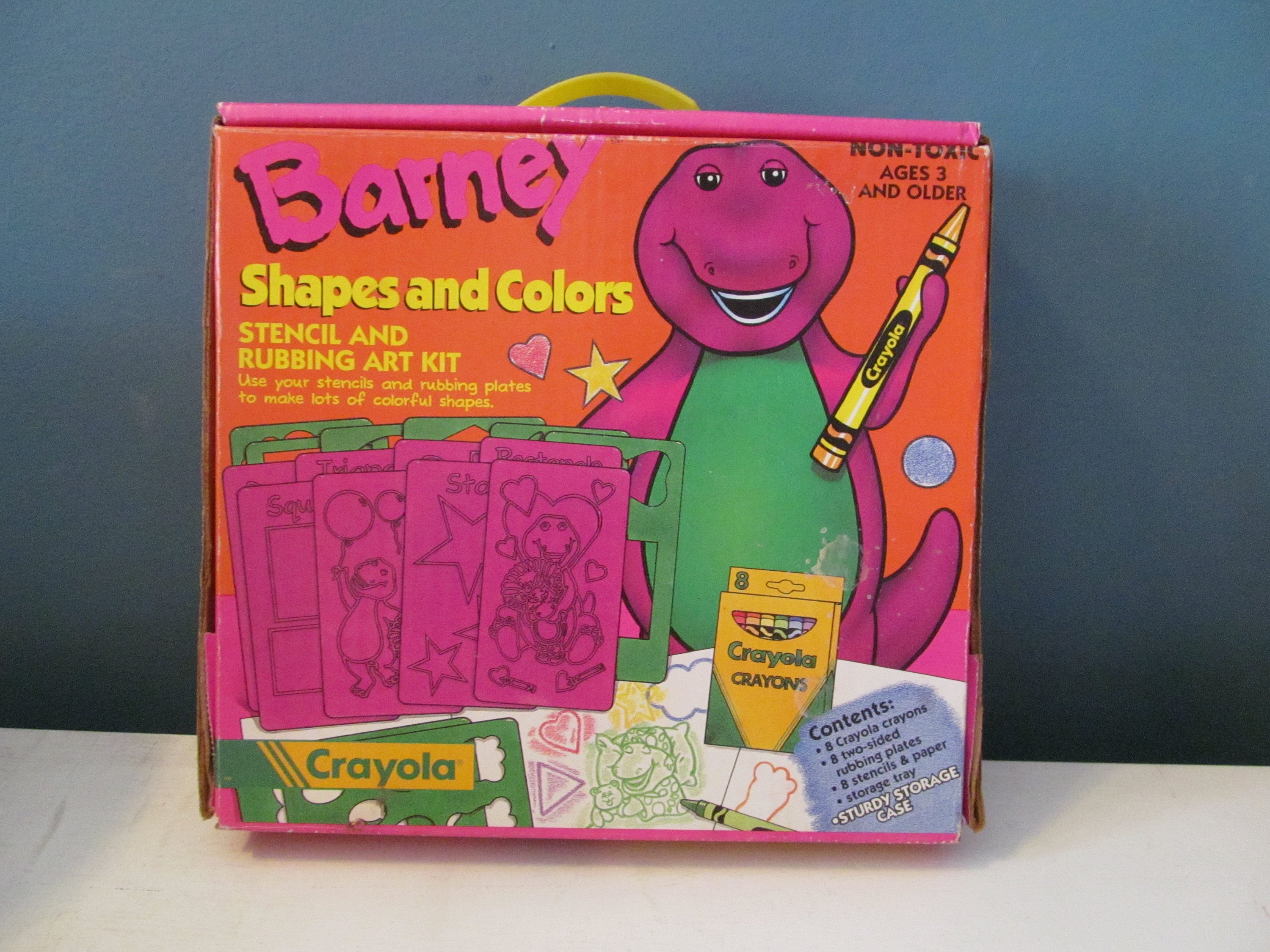 Umbrella Stencil Crayon