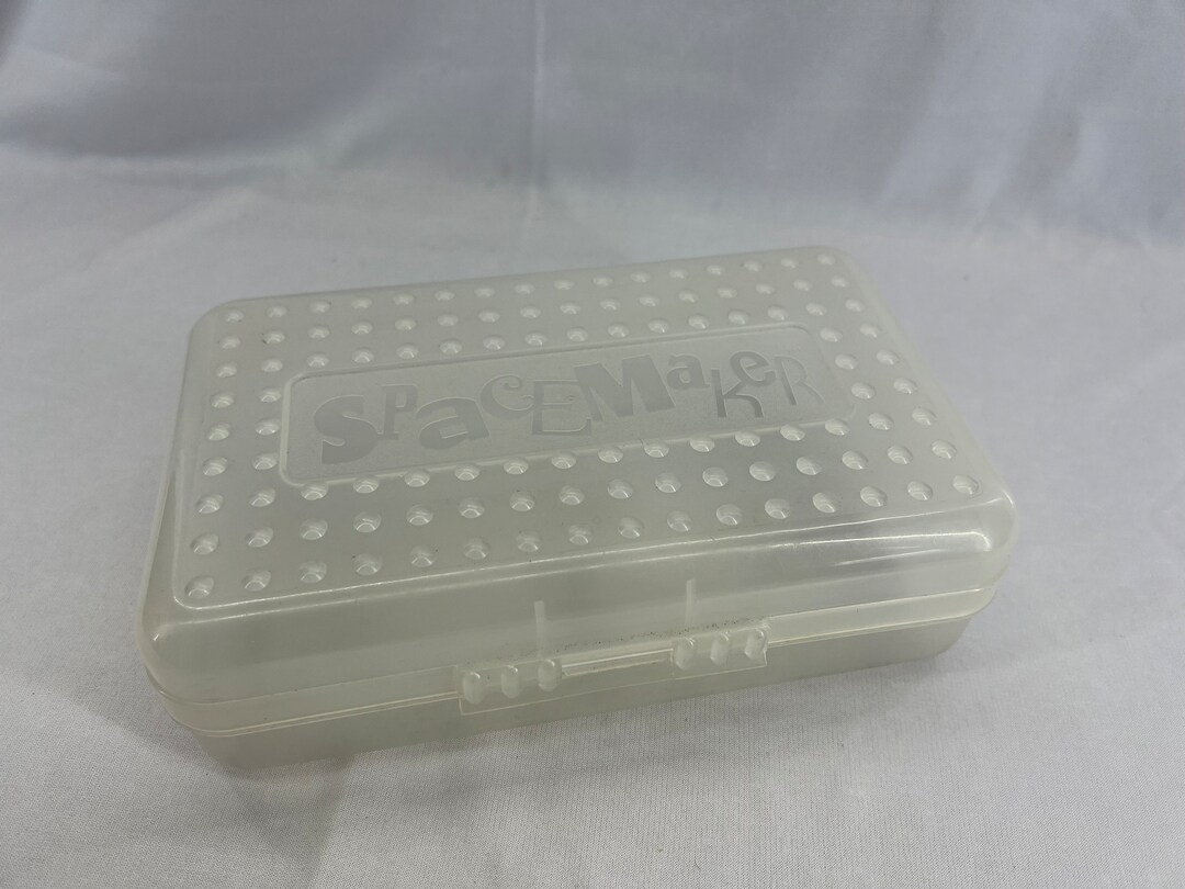 Vintage / Retro Spacemaker Semi Clear / Frosted Plastic Pencil Case ...