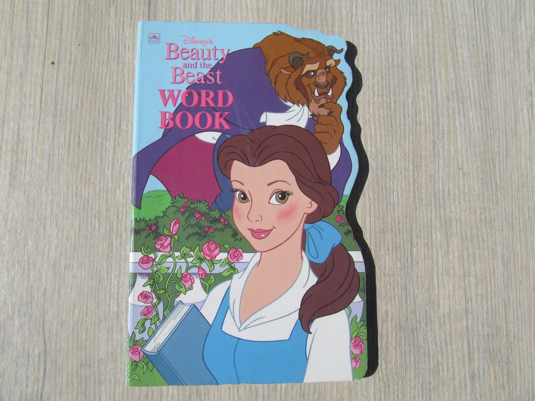 Vintage / Retro 1992 Walt Disney's Beauty and the Beast Word Book ...