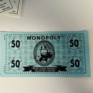 Vintage / Retro Monopoly Major League Baseball MLB Edition 19 Piece ...