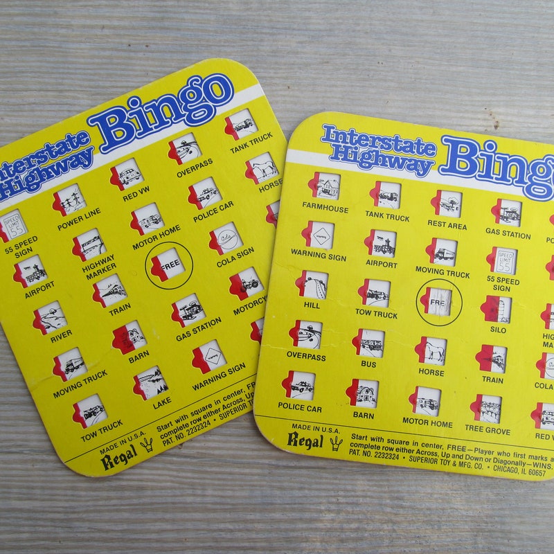 Car Bingo - Etsy