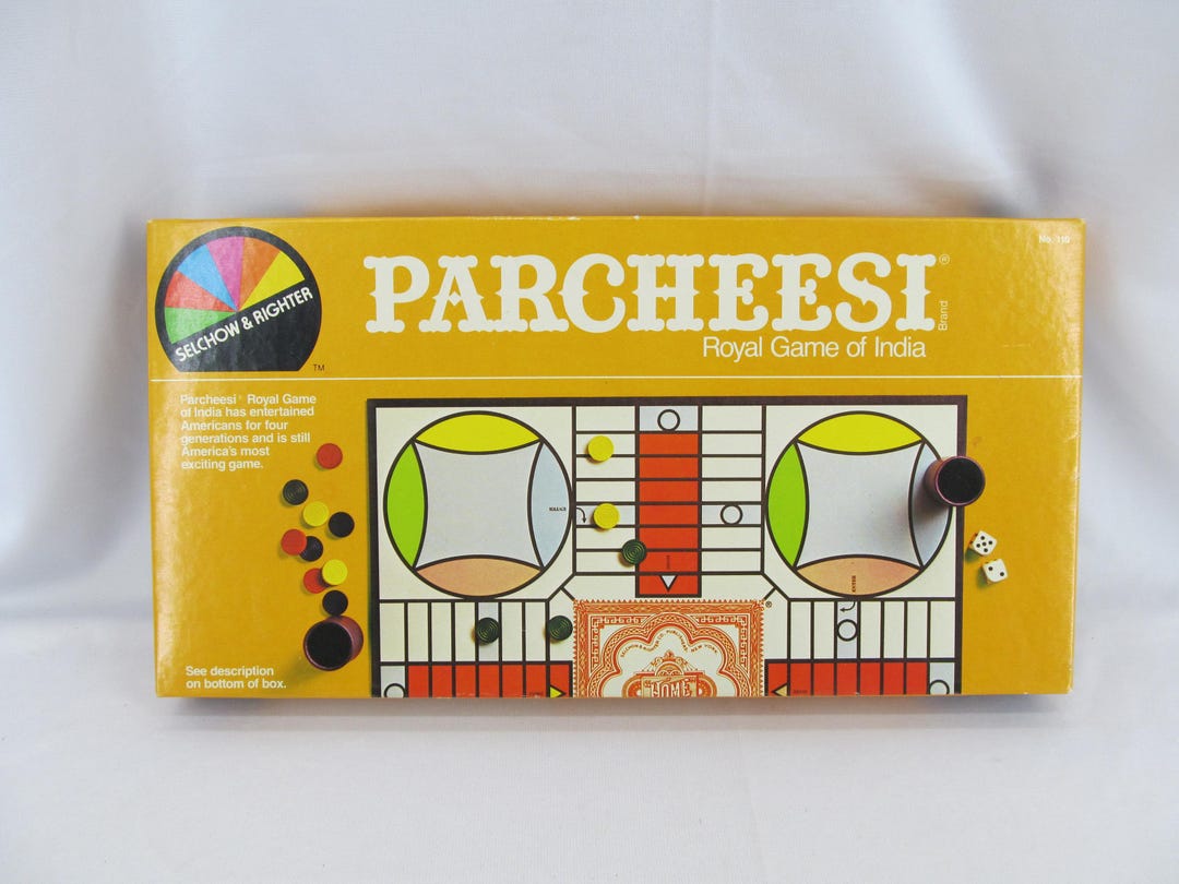 Vintage / Retro 1982 Parcheesi A Royal Game of India Boardgame / Board ...