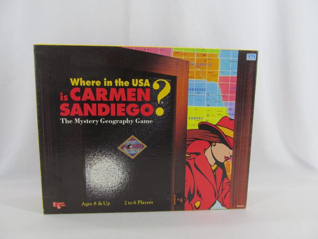 Vintage / Retro 1993 Where in the USA is Carmen Sandiego the Mystery ...
