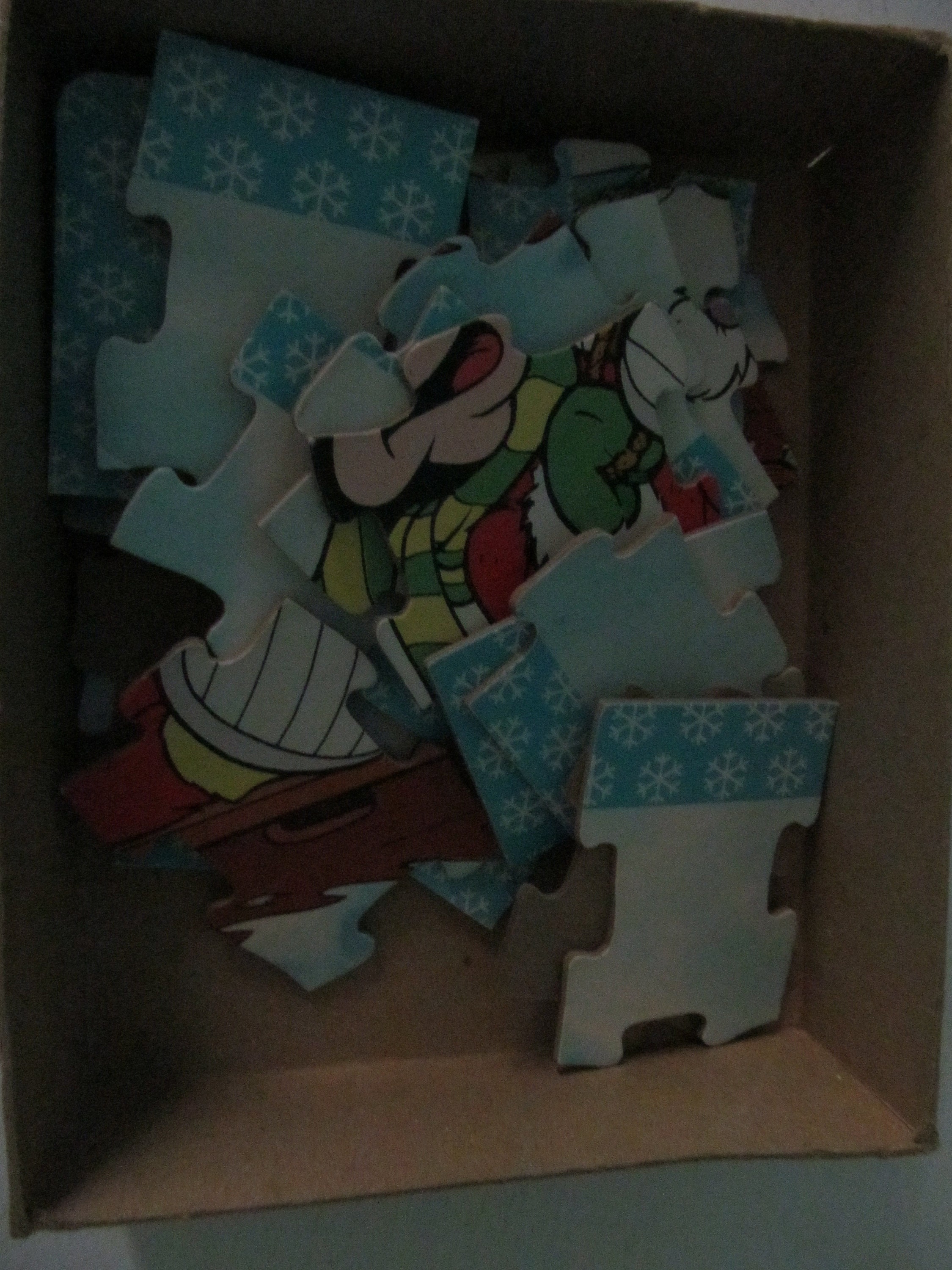 Vintage / Retro Walt Disney's Disney Babies Goofy on Sled | Etsy