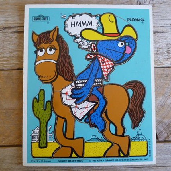 Sesame Street Puzzle - Etsy