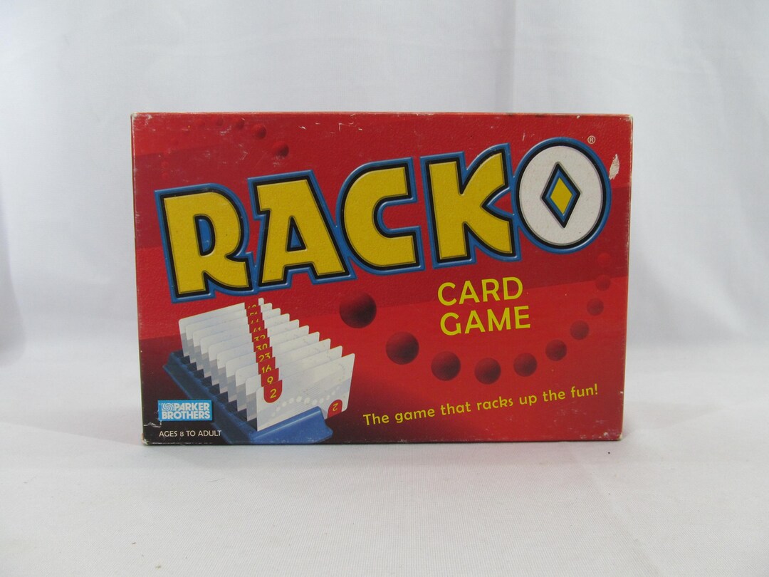 Vintage / Retro 2002 Rack-o / Racko Rack 'em, Stack 'em, & Score Card ...