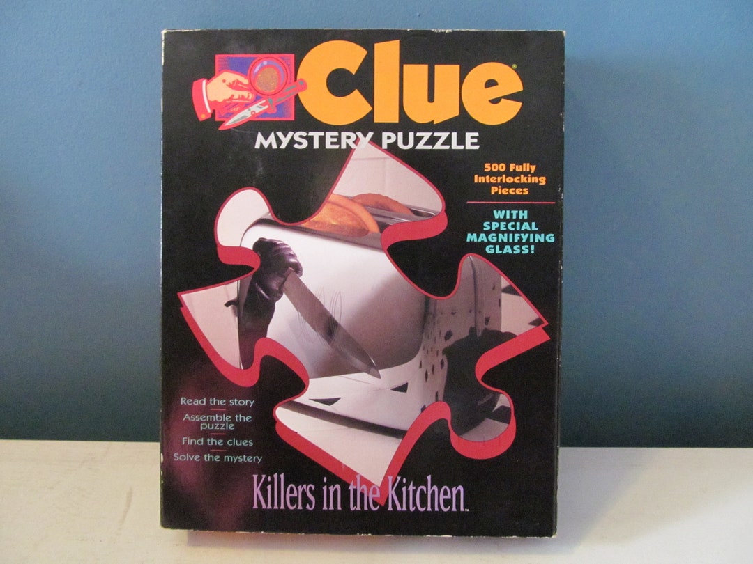 Vintage / Retro 1992 Clue Killers in the Kitchen 500 Piece Mystery ...