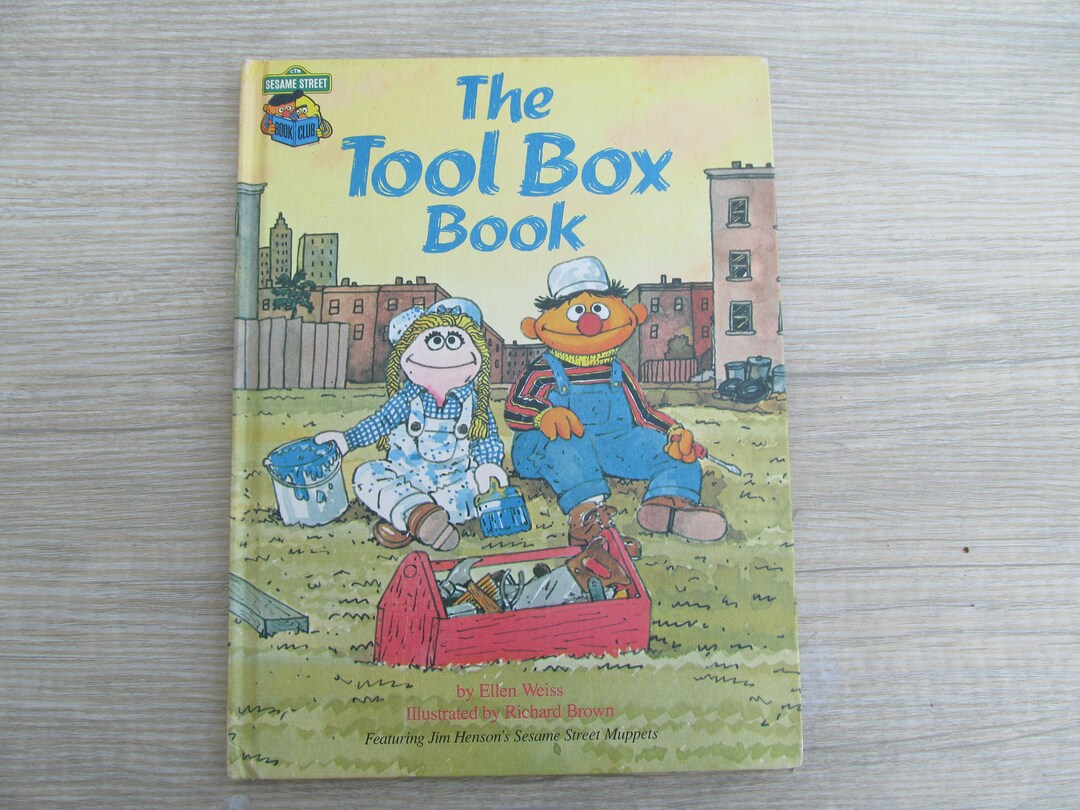 Vintage / Retro 1980 the Tool Box Book Sesame Street Book Club Featuring Jim Henson's Muppets - Etsy