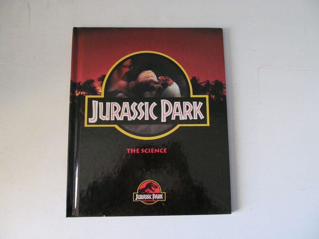 Vintage / Retro 1993 Jurassic Park the Science Dinosaur Hard Cover Book ...