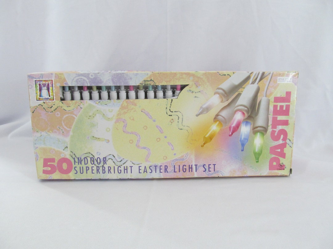 NEW Vintage / Retro 1998 50 Count Superbright Easter Sunday Pastel ...