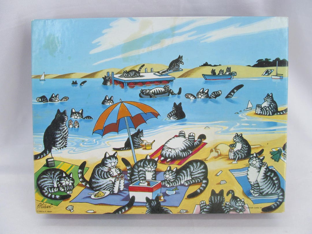Vintage / Retro 1984 the Cat Days of Summer 500 Piece an Authentic ...