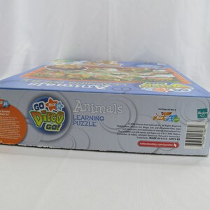 Vintage / Retro Go Diego Go Animals 48 Piece Learning Floor Jigsaw ...