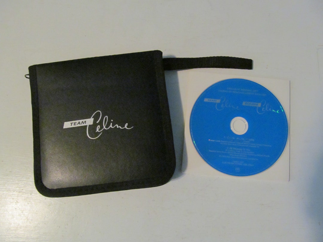 RARE Vintage / Retro Team Celine Dion CD Case Holder With Promo ...