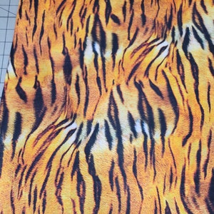 Lawn Cotton Tiger Print Fabric 1 Yard 42 Wide Fabric 100% Cotton ...