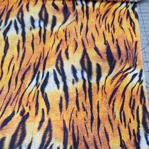Lawn Cotton Tiger Print Fabric 1 Yard 42 Wide Fabric 100% Cotton ...