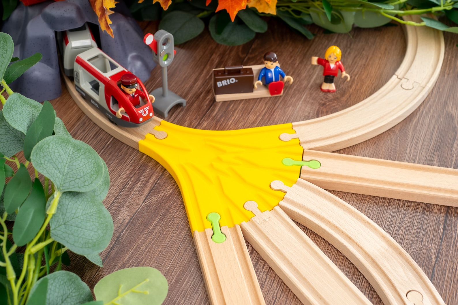 5-ways to 1 Wooden Train Track Intersection Compatible With | Etsy