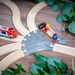 5-ways to 1 Wooden Train Track Intersection, Compatible With Brio, IKEA ...