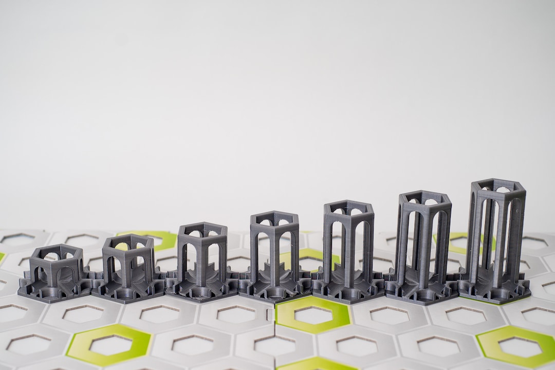 ONLY GREEN! Spacer With Crossable Base, Compatible With Gravitrax / 2. ...