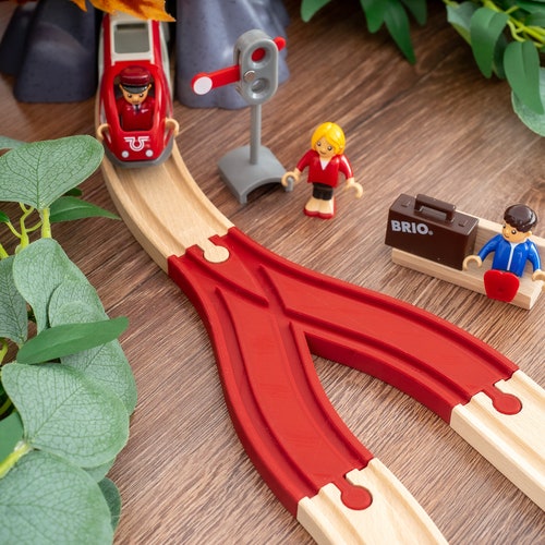 5-ways to 1 Wooden Train Track Intersection Compatible With - Etsy