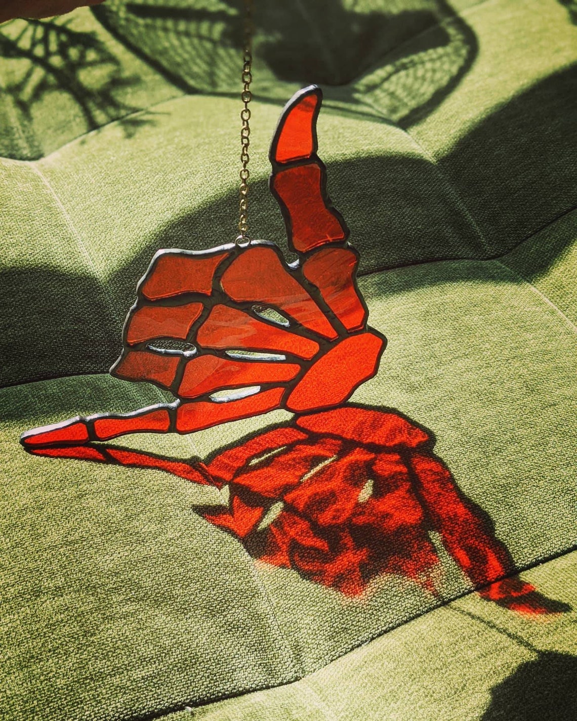 Stained Glass Bone Shaka - Etsy