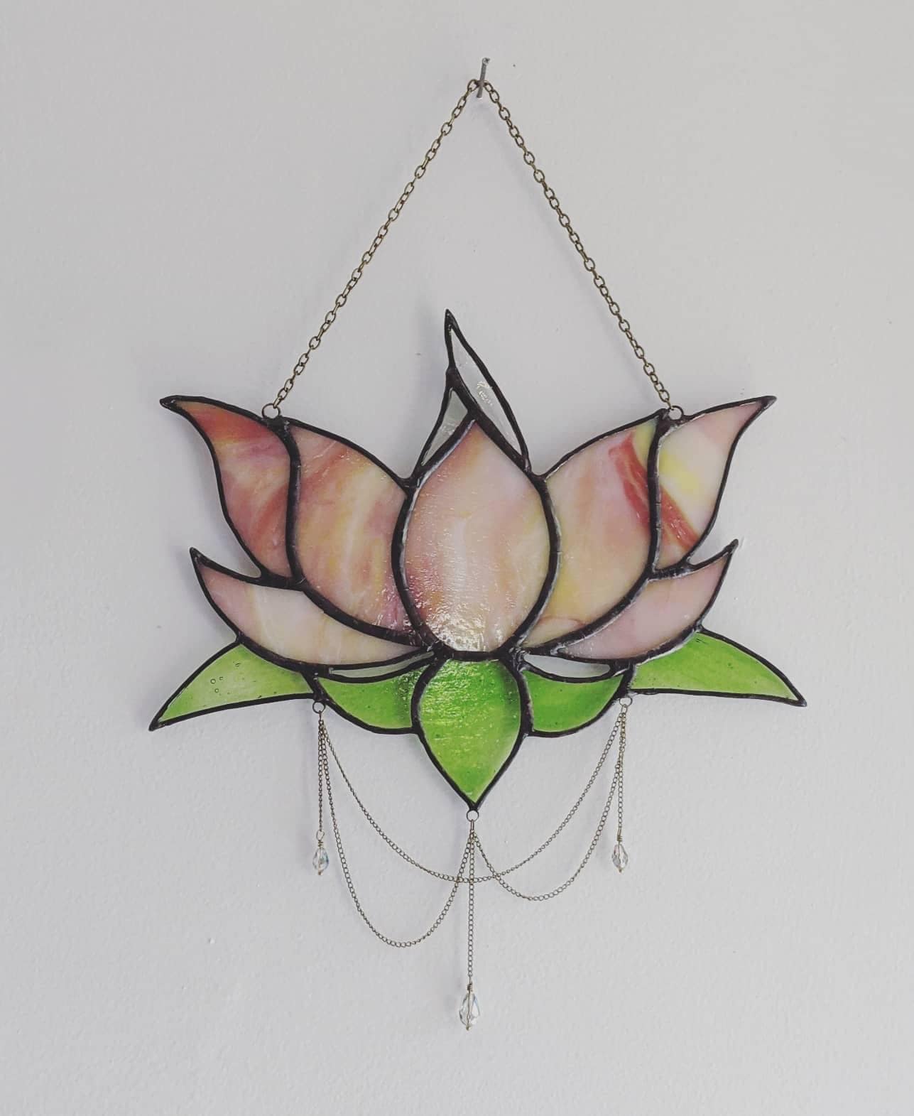 Stained Glass Lotus Flower - Etsy
