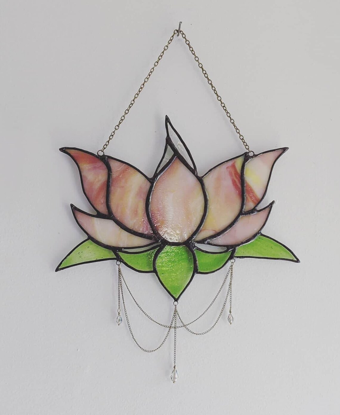 Stained Glass Lotus Flower - Etsy