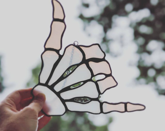 Stained Glass Bone Shaka - Etsy
