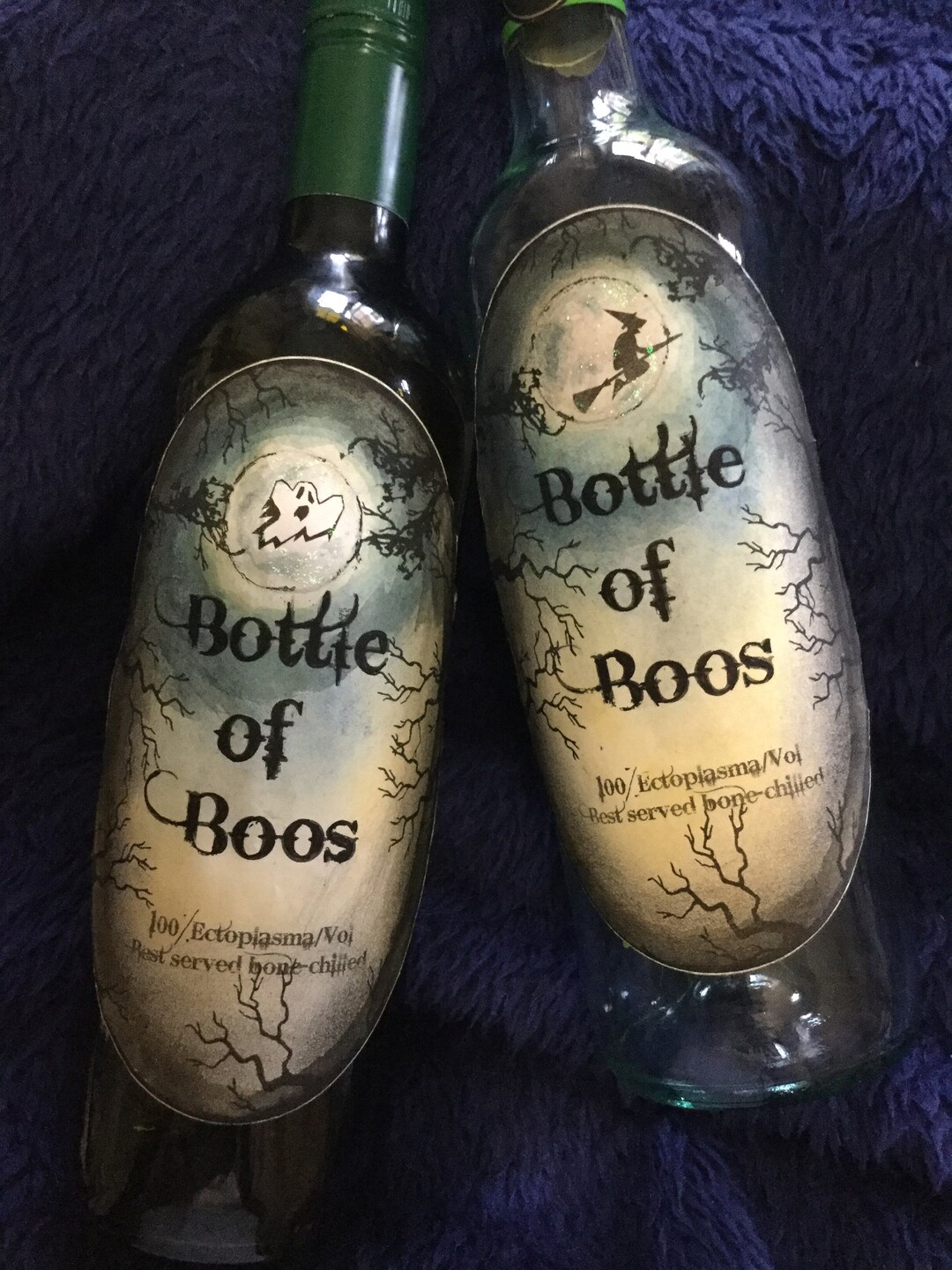 Handmade Bottle of Boos Bottle Stickers Set of 6 - Etsy