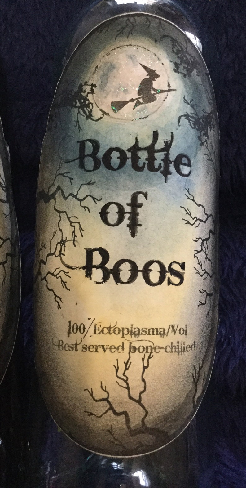Handmade Bottle of Boos Bottle Stickers Set of 6 - Etsy