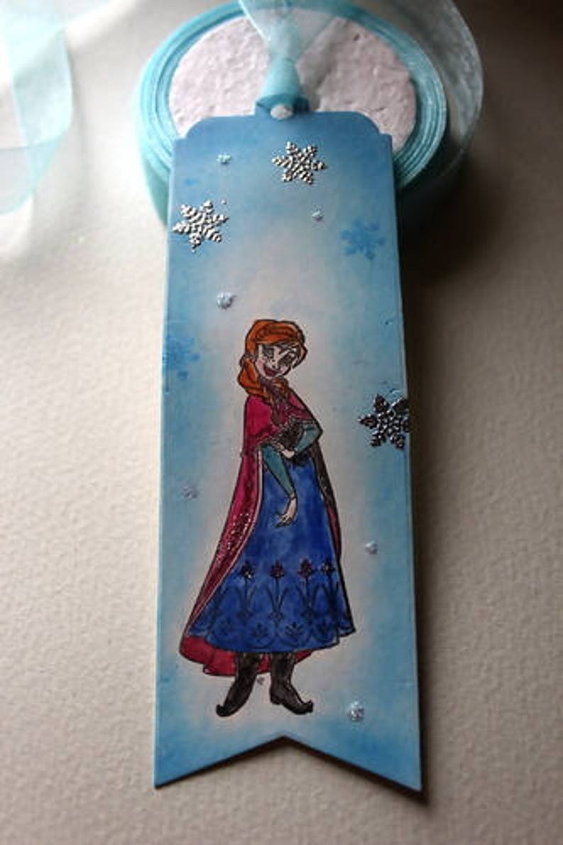 3 Handmade Frozen Themed Bookmarks Children's Gift/party | Etsy