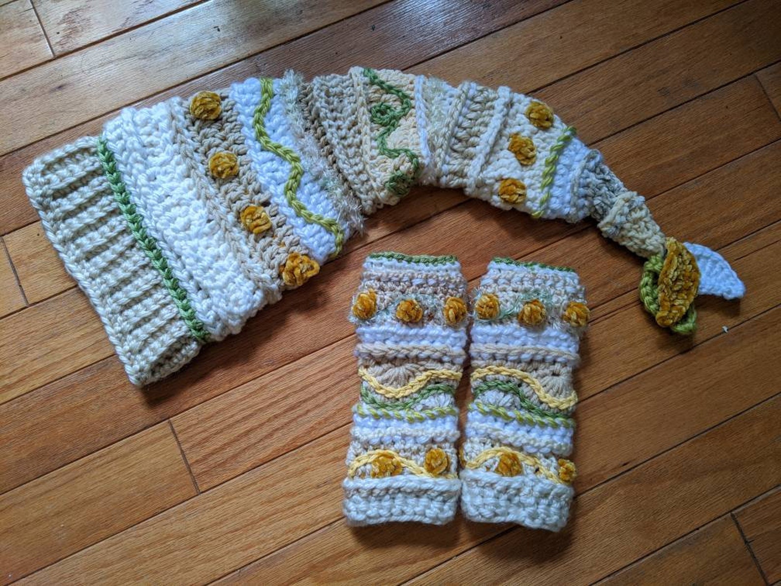 Pattern Pack: Fae Elf Hood Beanie and Fingerless Gloves / 3 - Etsy