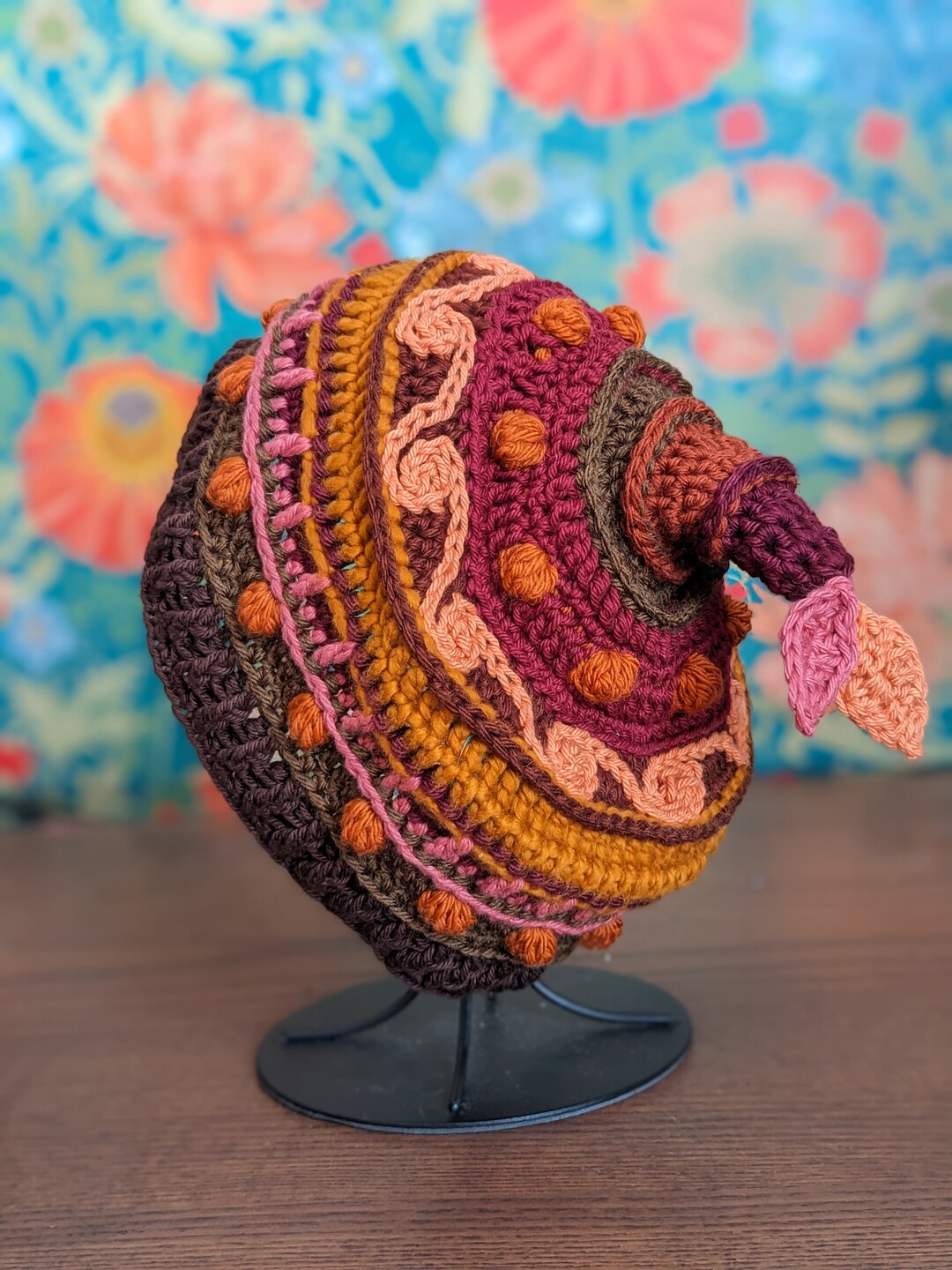 Pattern: Sprout Beanie / Pixie Pointed Beanie With Leaves - Etsy