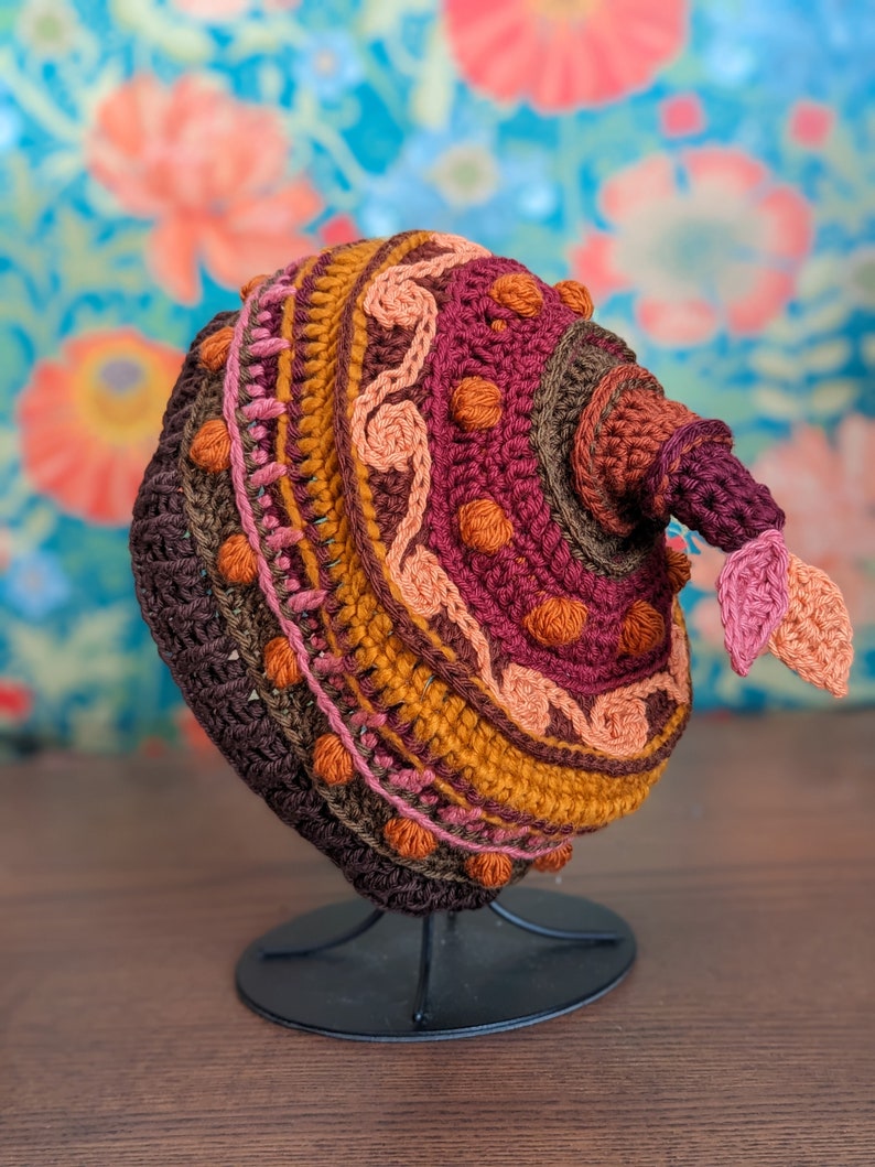Pattern: Sprout Beanie / Pixie Pointed Beanie With Leaves - Etsy